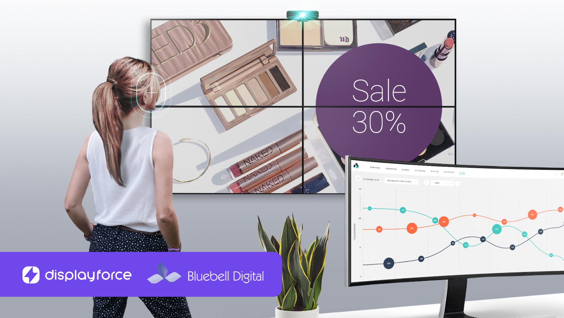 Displayforce Enters Sweden & Finland Partnering with Bluebell Digital