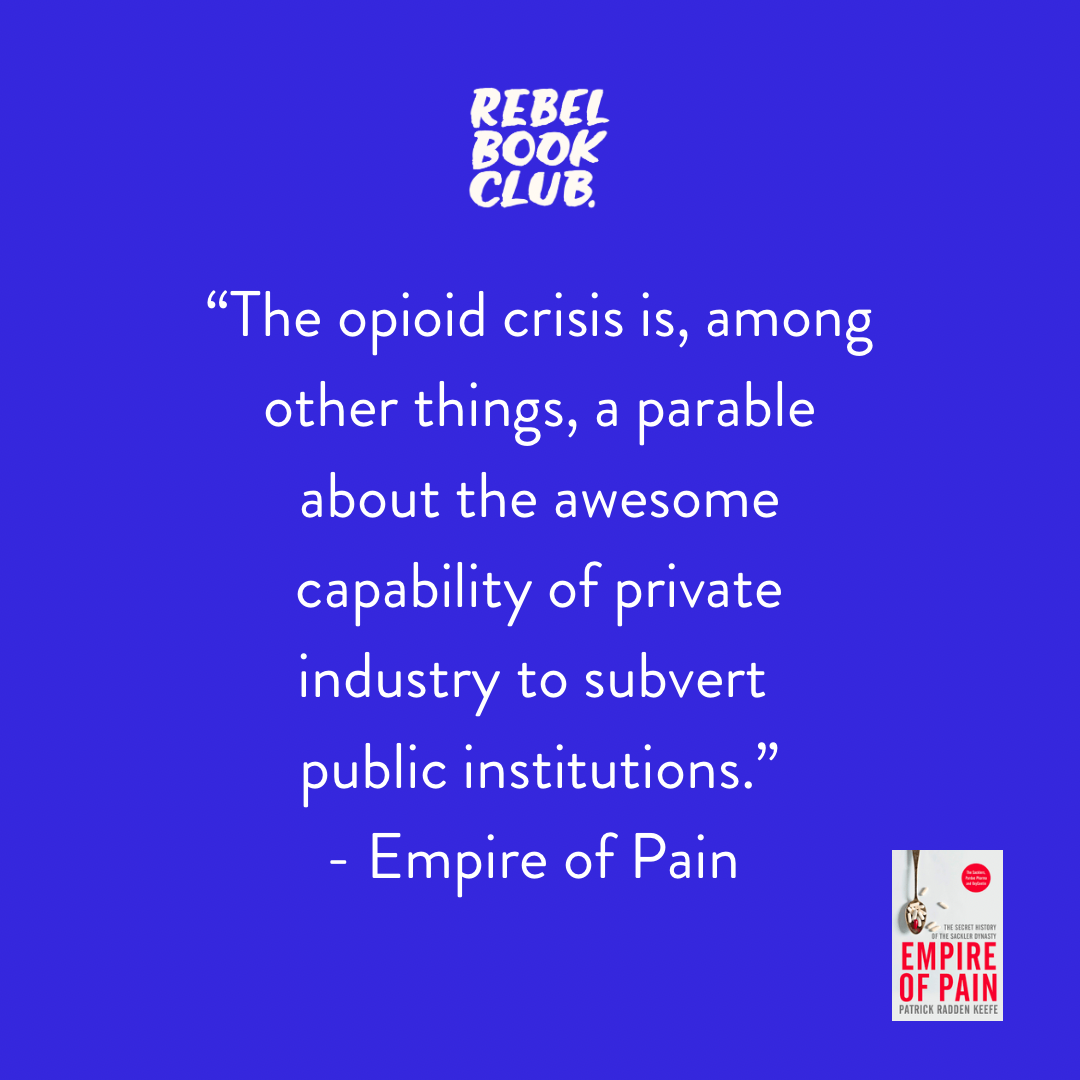Rebel Book Club - Rebel Book Club x Empire of Pain | July 2022