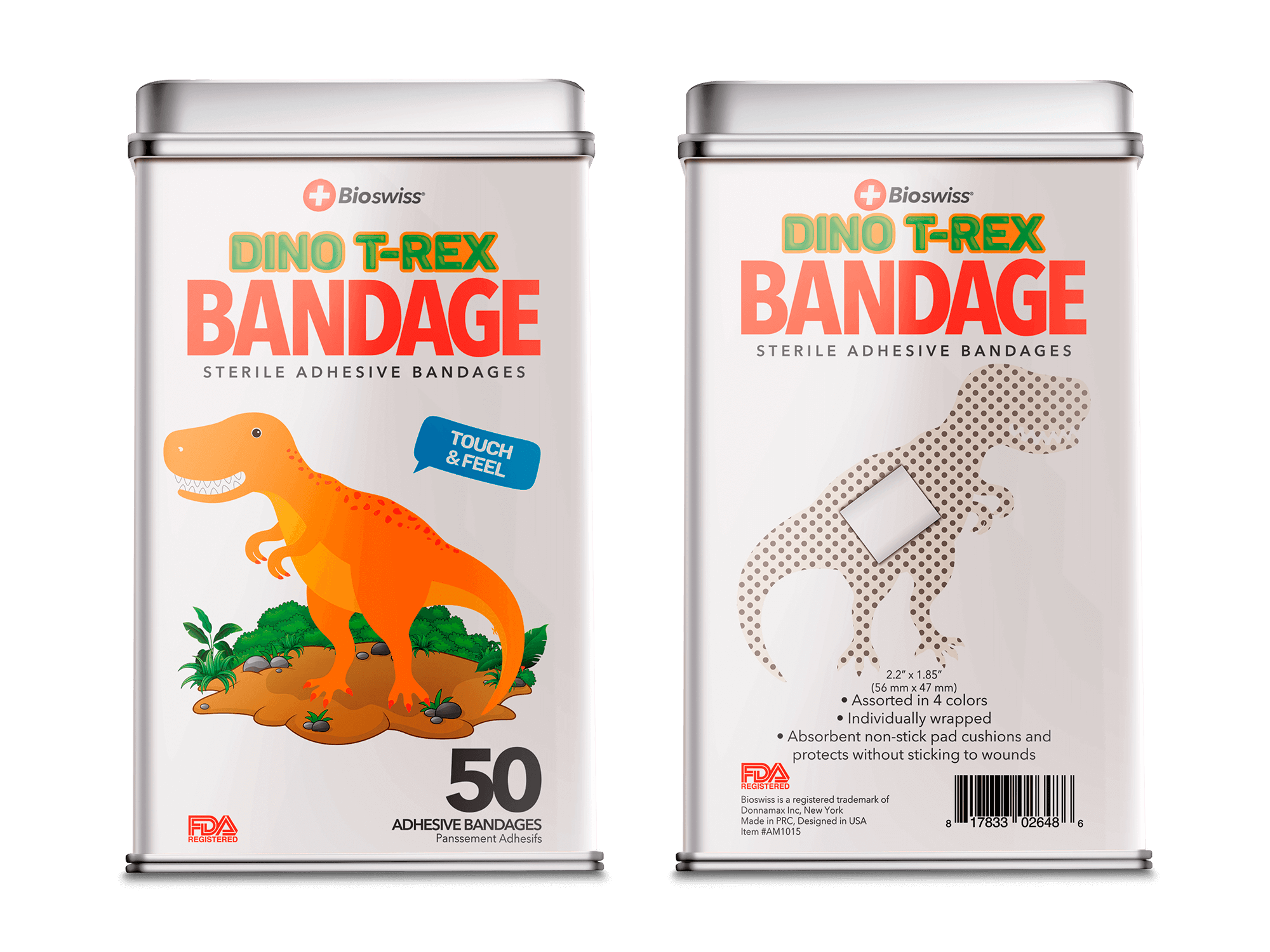 Dino T-REX Shaped Bandages