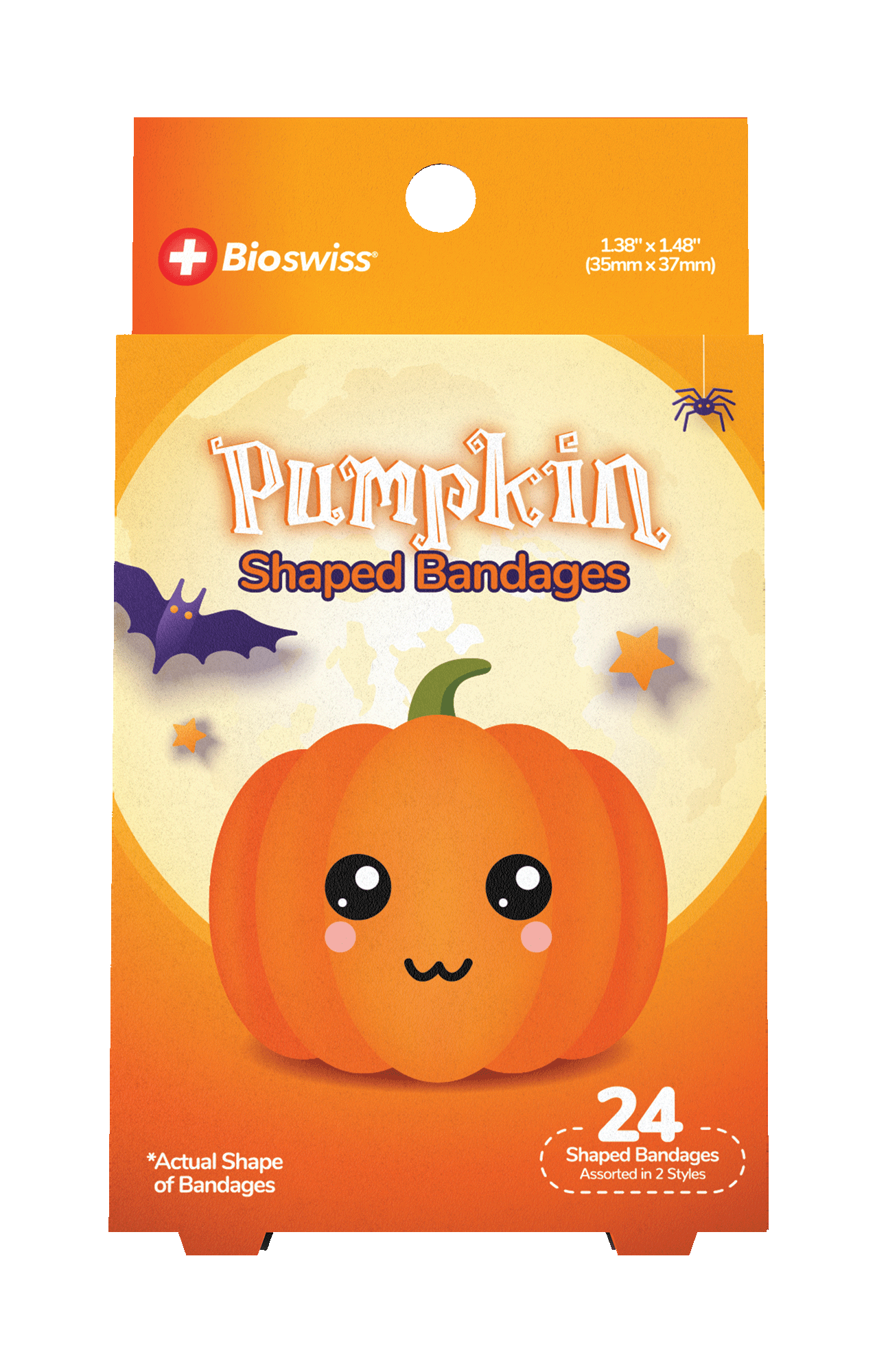 Pumpkin Shaped Bandages