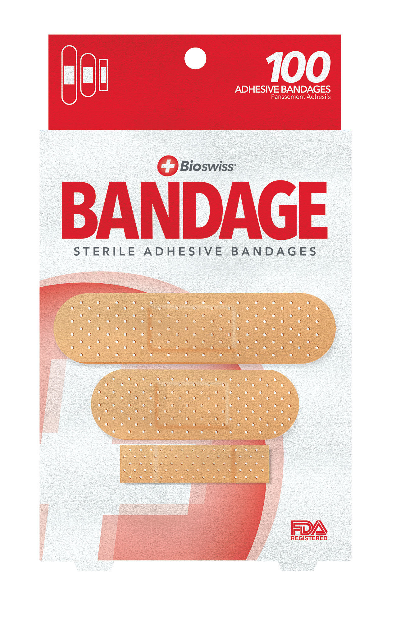Sterile Adhesive Bandages Shaped Bandages
