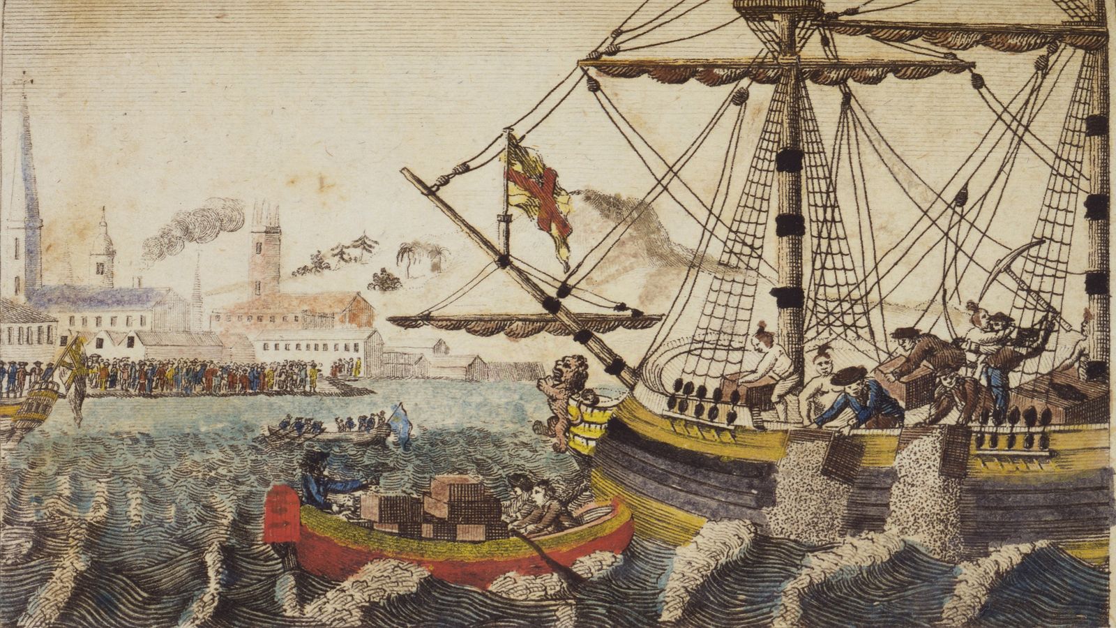 The New York Tea Party of 1774