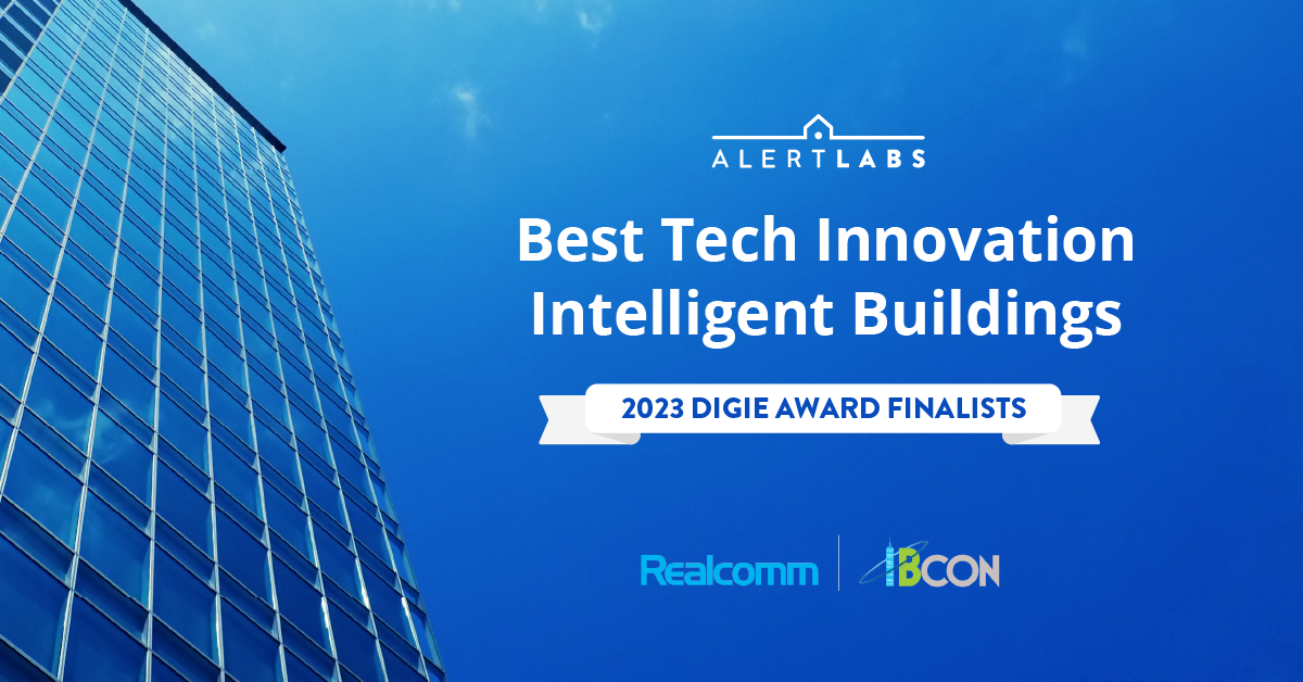 Alert Labs Shortlisted for Intelligent Buildings Digie Award