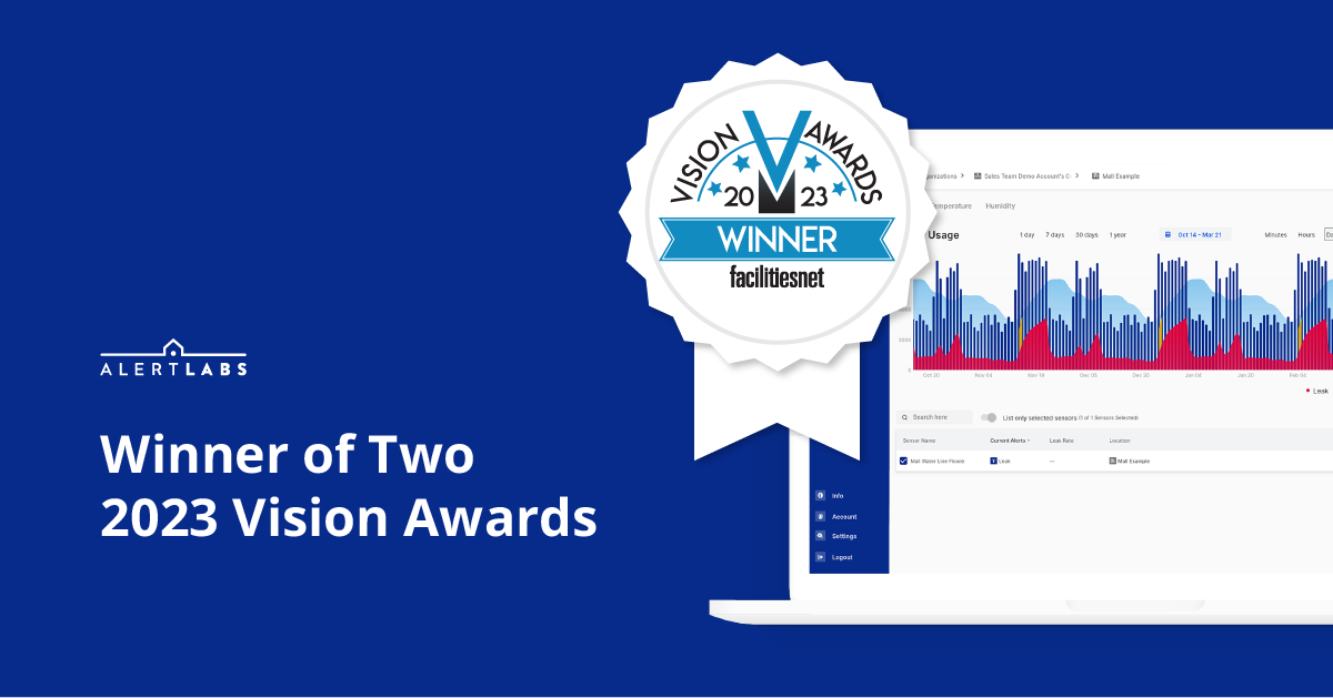 AlertAQ™ Water Intelligence Platform Wins Two 2023 Vision Awards