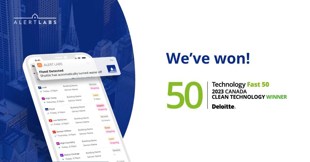 Alert Labs Named One of Canada’s Clean Technology Winners in Deloitte’s ...