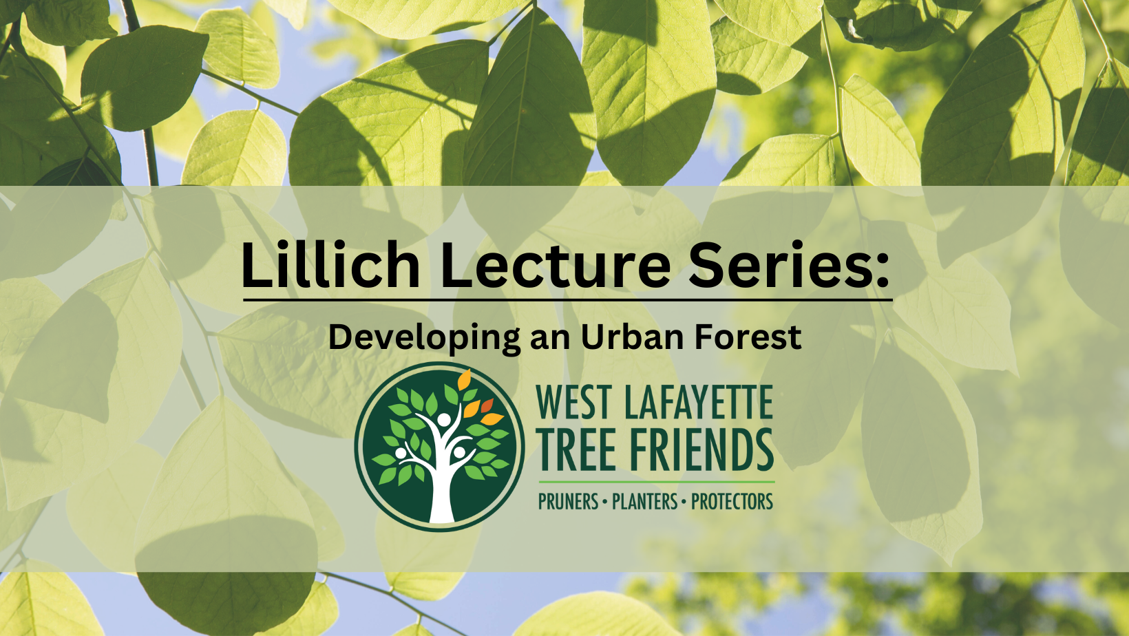 2023 Lillich Lecture Series: Developing an Urban Forest | Events