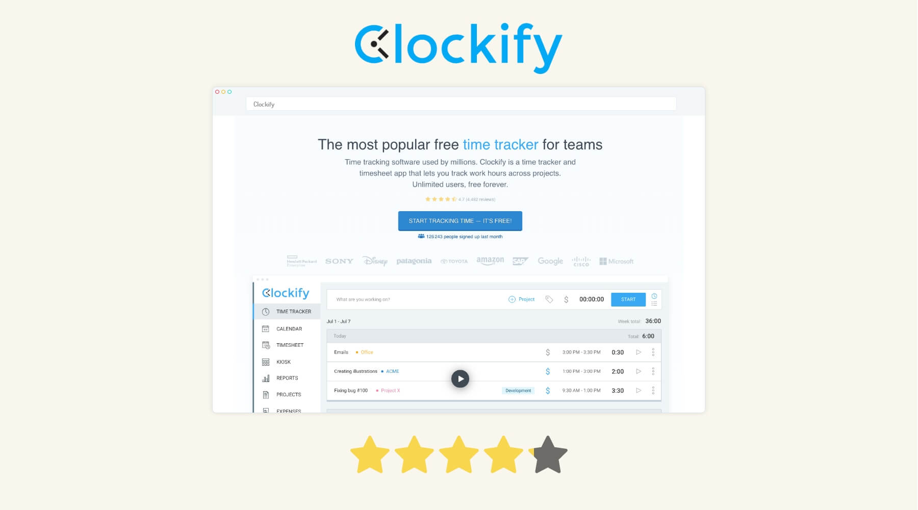 Clockify - Avis & Fonctionnalités | Trouve Ton SAAS