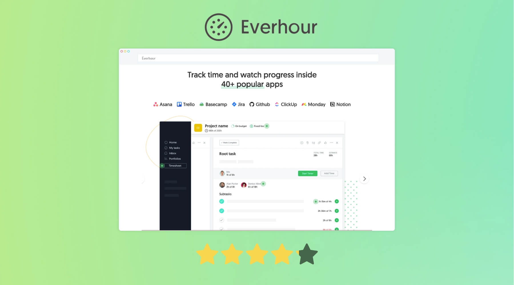 EverHour - Avis & Fonctionnalités | Trouve Ton SAAS