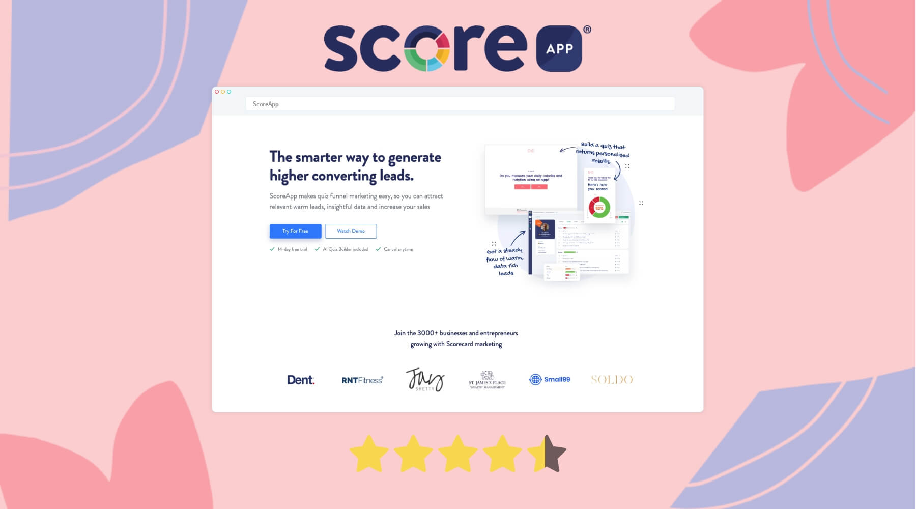 ScoreApp - Avis & Fonctionnalités | Trouve Ton SAAS