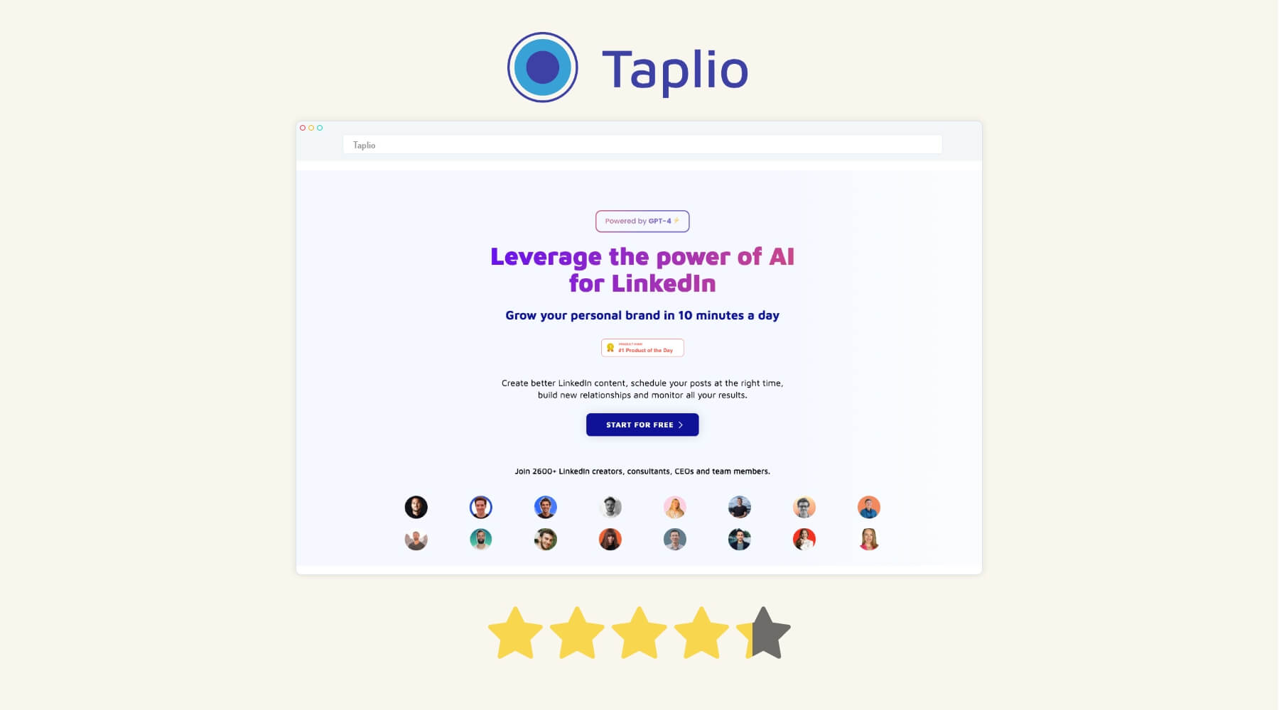 Taplio - Avis & Fonctionnalités | Trouve Ton SAAS