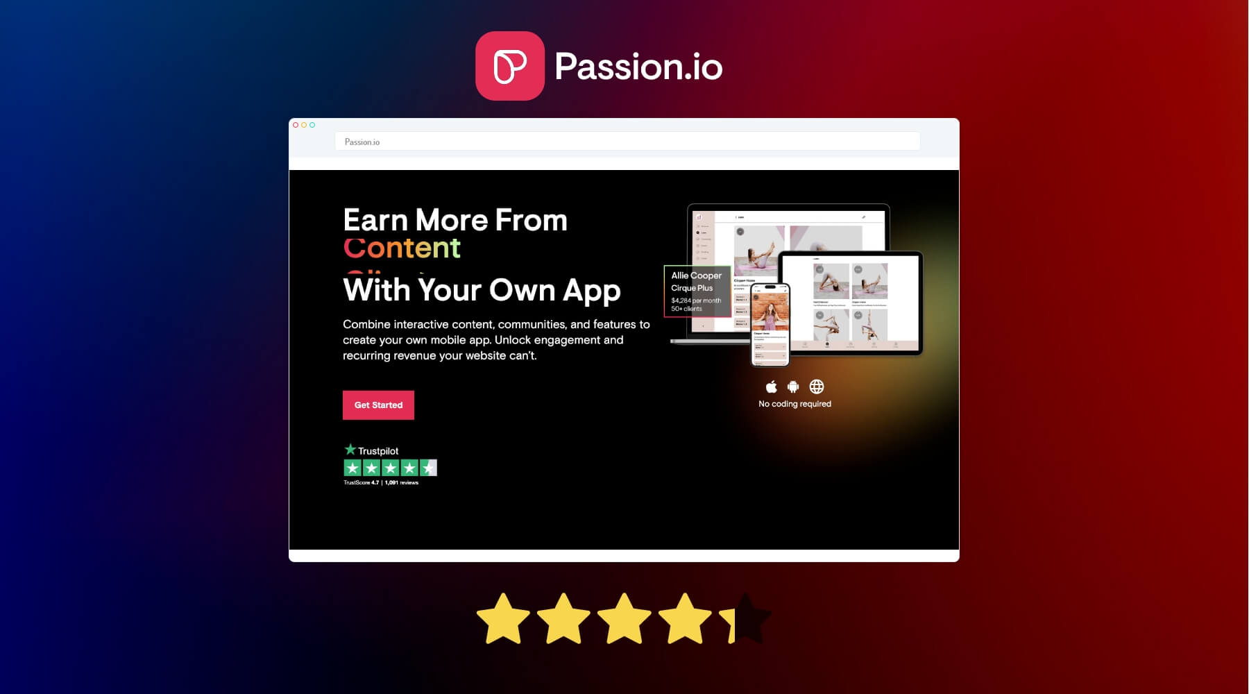 Passion.io - Avis & Fonctionnalités | Trouve Ton SAAS