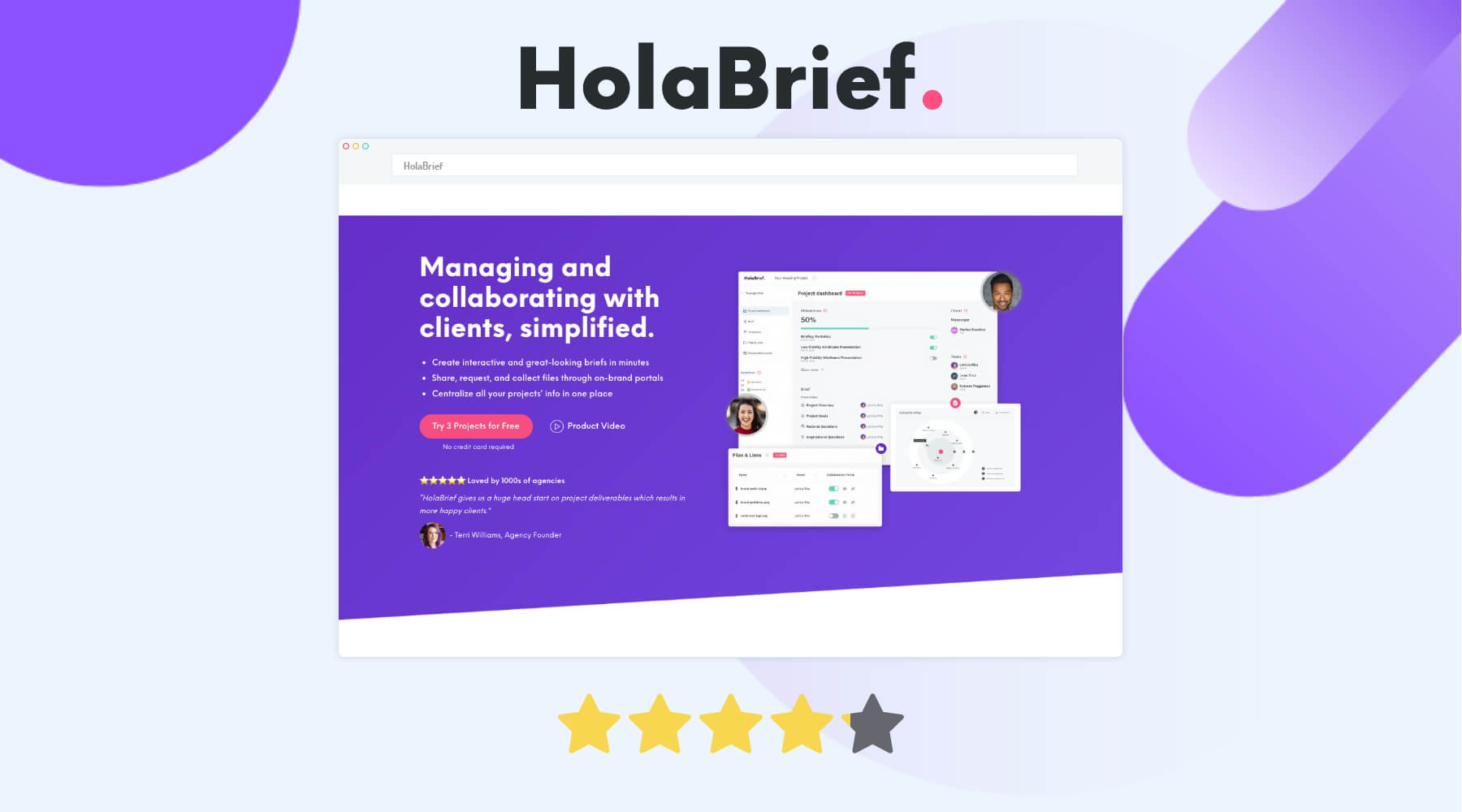 HolaBrief - Avis & Fonctionnalités | Trouve Ton SAAS