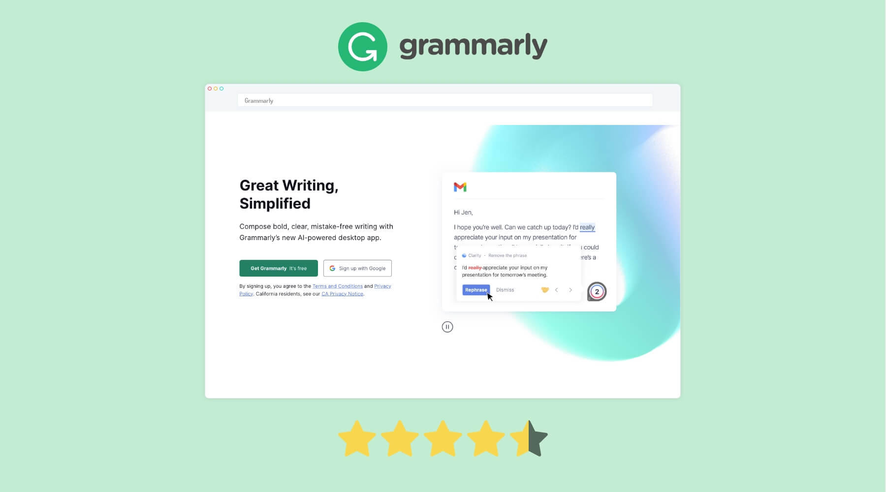 Grammarly - Avis & Fonctionnalités | Trouve Ton SAAS