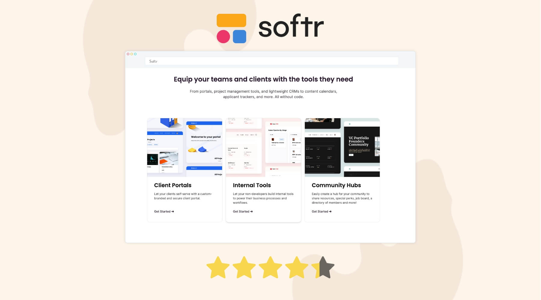 Softr - Avis & Fonctionnalités | Trouve Ton SAAS
