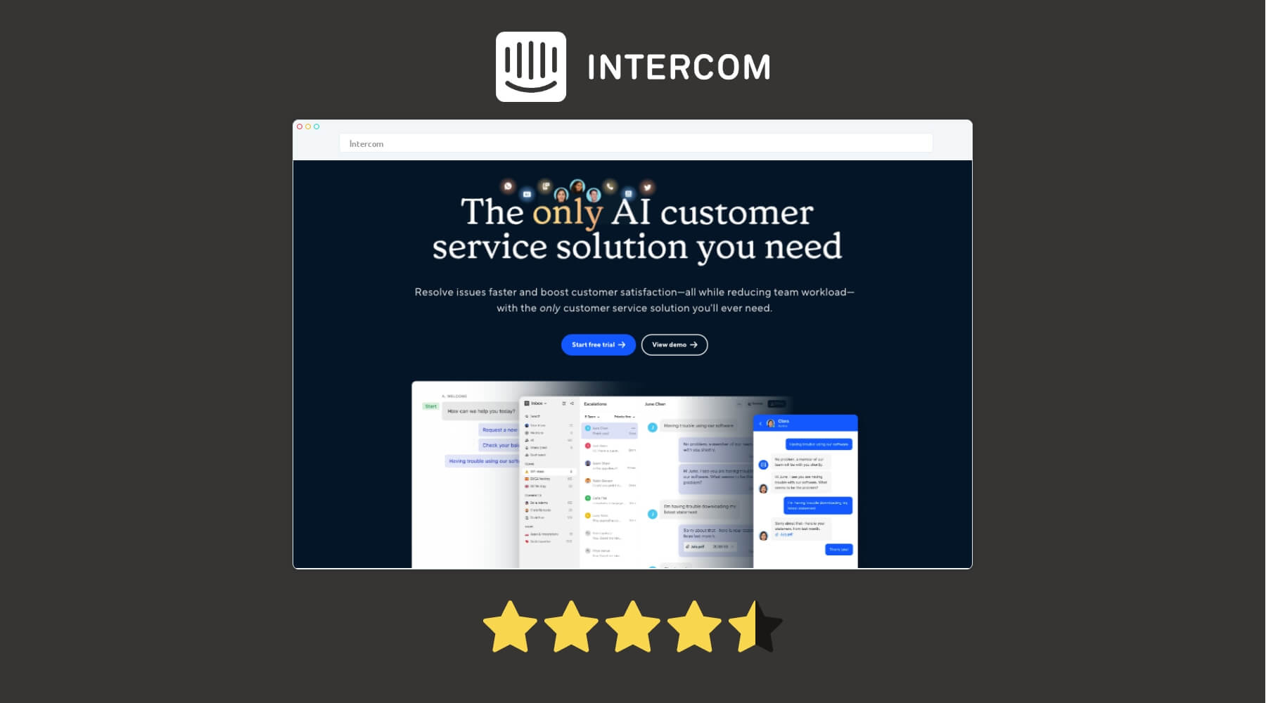 Intercom - Avis & Fonctionnalités | Trouve Ton SAAS