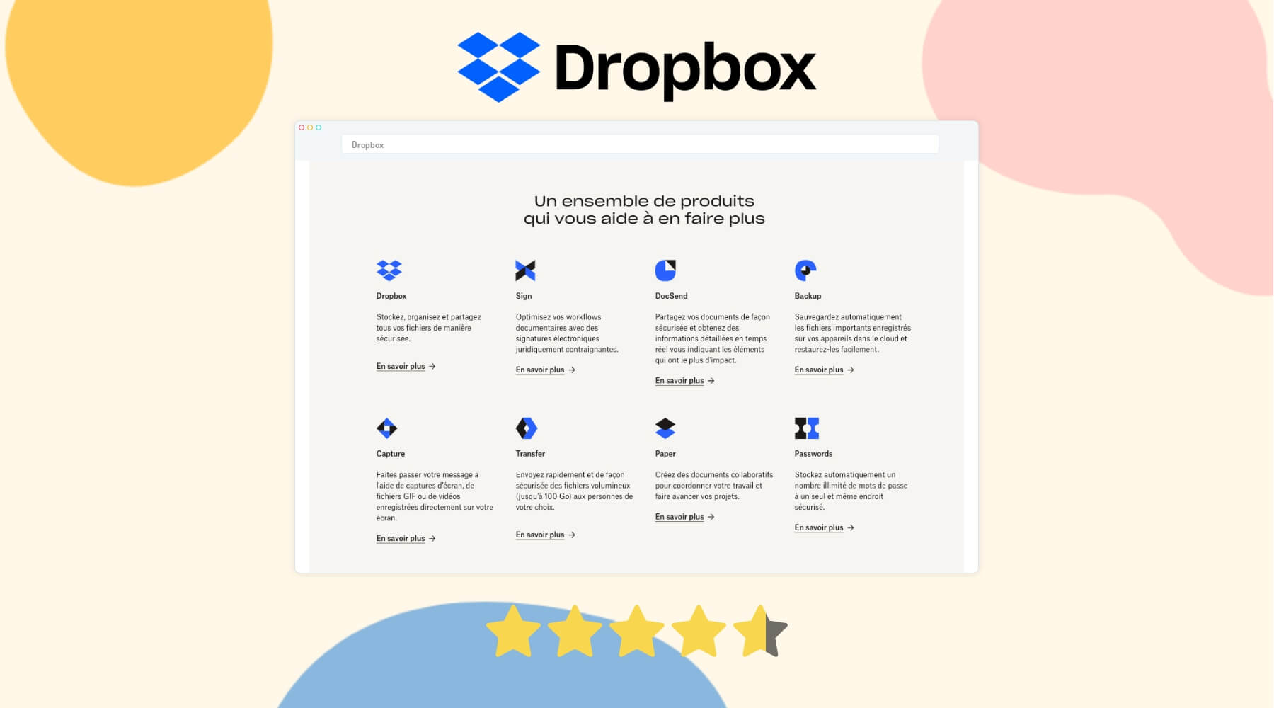 Dropbox - Avis & Fonctionnalités | Trouve Ton SAAS