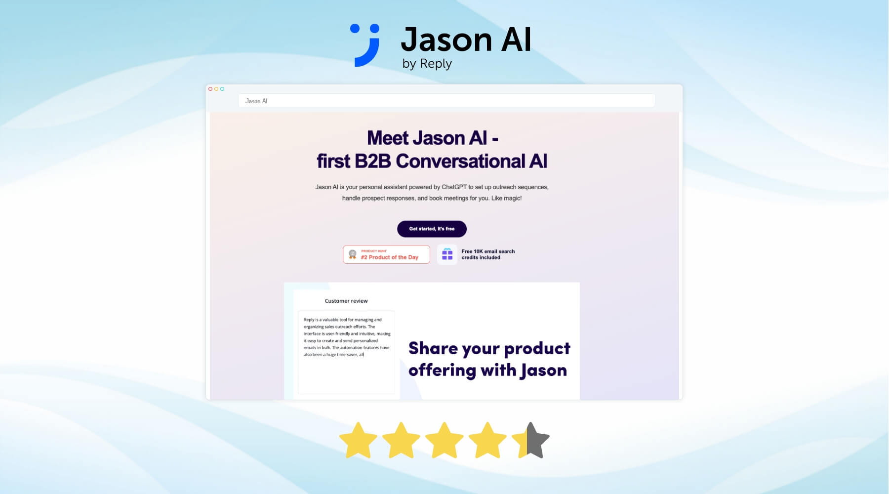 Jason AI - Avis & Fonctionnalités | Trouve Ton SAAS