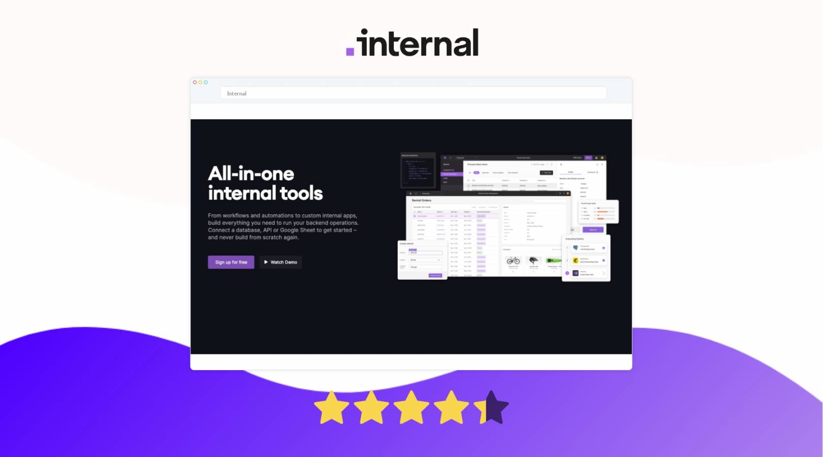 Internal - Avis & Fonctionnalités | Trouve Ton SAAS