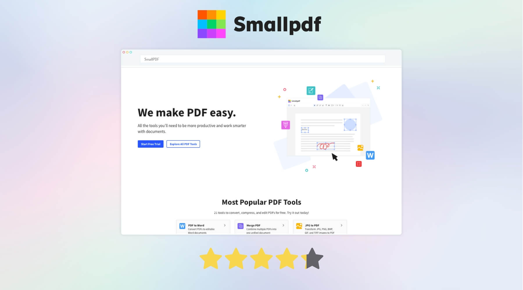 Smallpdf - Avis & Fonctionnalités | Trouve Ton SAAS