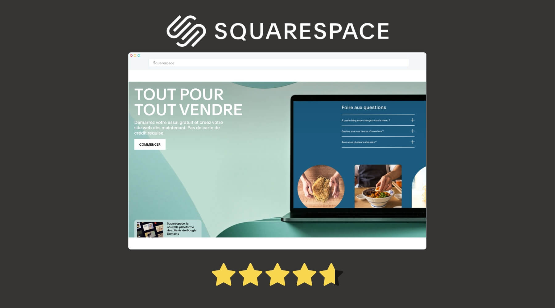 Squarespace - Avis & Fonctionnalités | Trouve Ton SAAS
