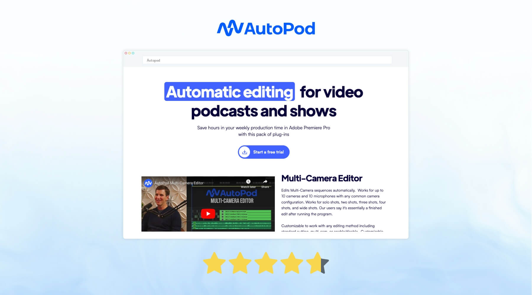 Autopod - Avis & Fonctionnalités | Trouve Ton SAAS