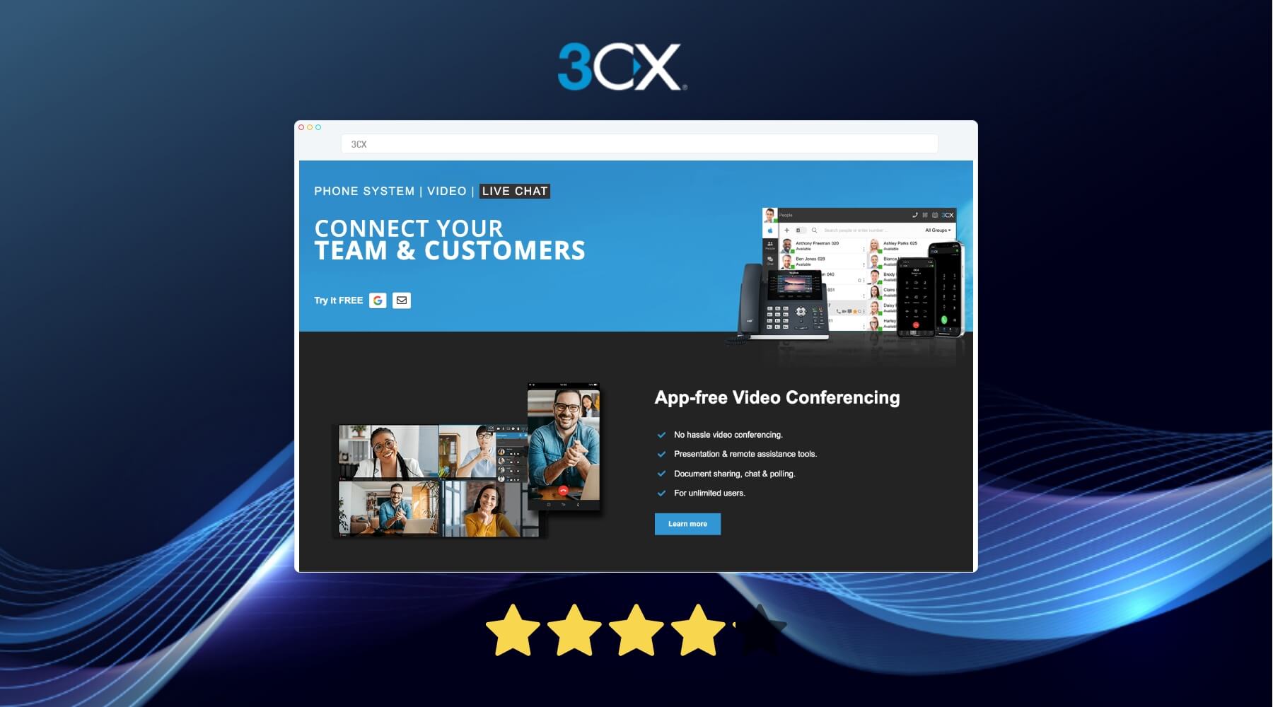 3CX - Avis & Fonctionnalités | Trouve Ton SAAS