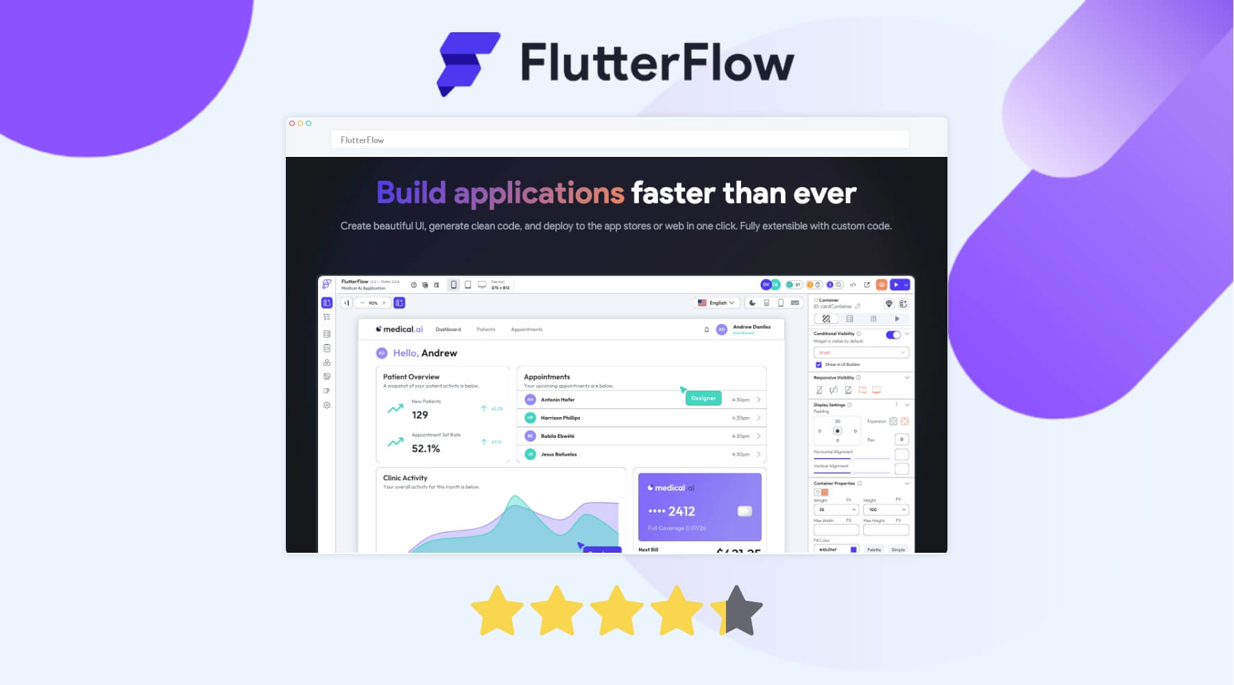 FlutterFlow - Avis & Fonctionnalités | Trouve Ton SAAS