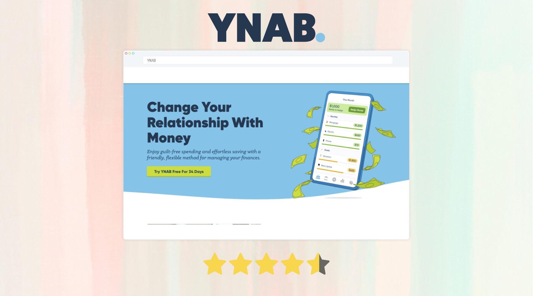 YNAB - Avis & Fonctionnalités | Trouve Ton SAAS