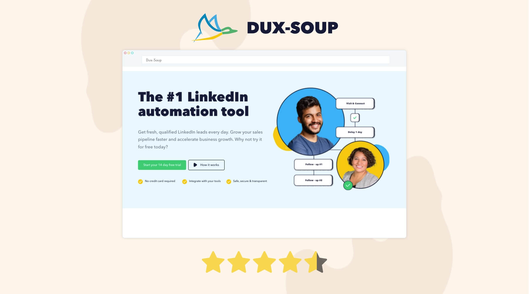 Dux-Soup - Avis & Fonctionnalités | Trouve Ton SAAS