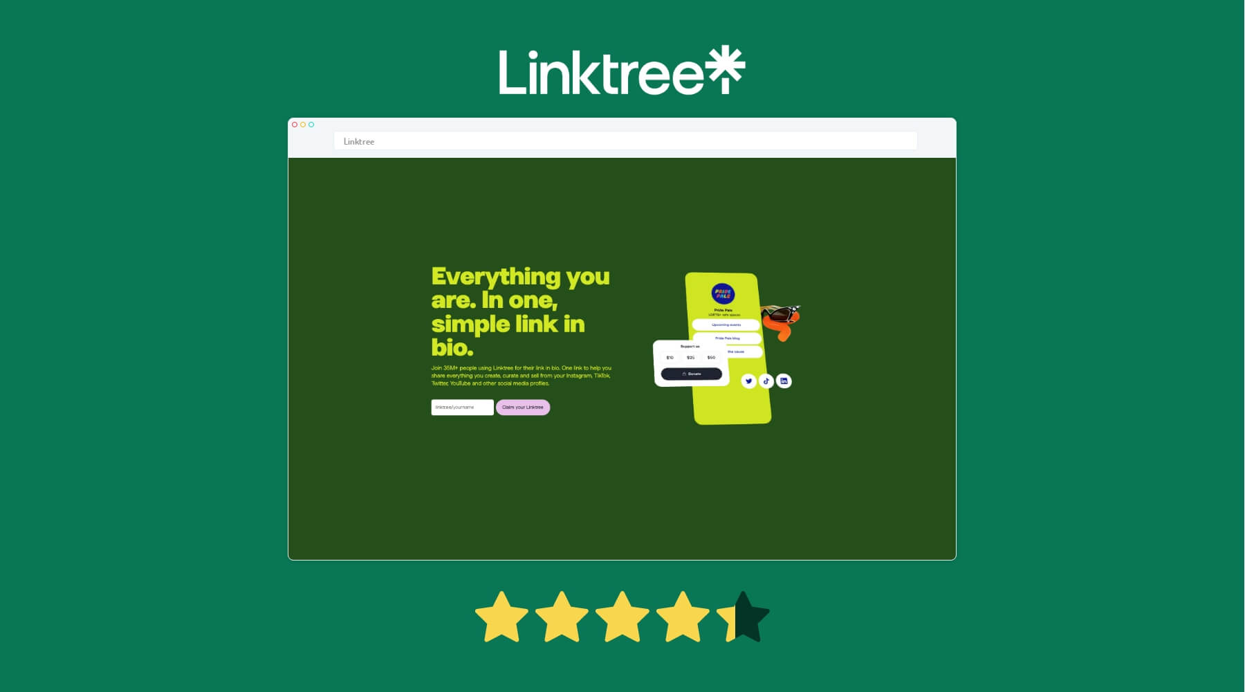 Linktree - Avis & Fonctionnalités | Trouve Ton SAAS