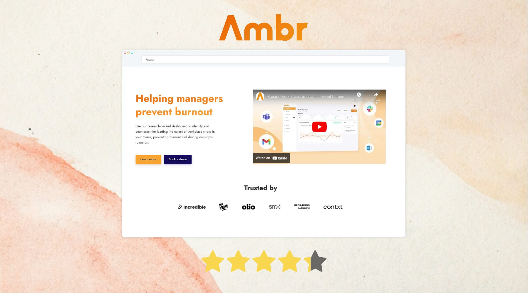 Ambr - Avis & Fonctionnalités | Trouve Ton SAAS