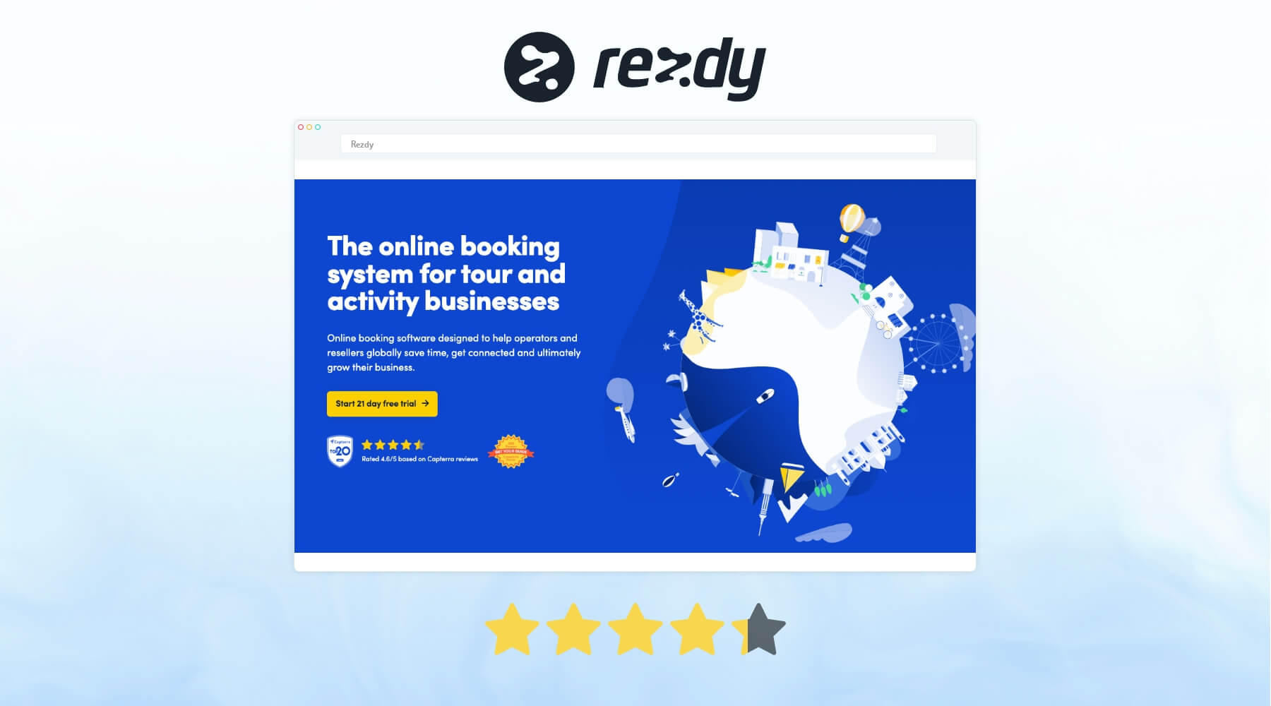 Rezdy - Avis & Fonctionnalités | Trouve Ton SAAS