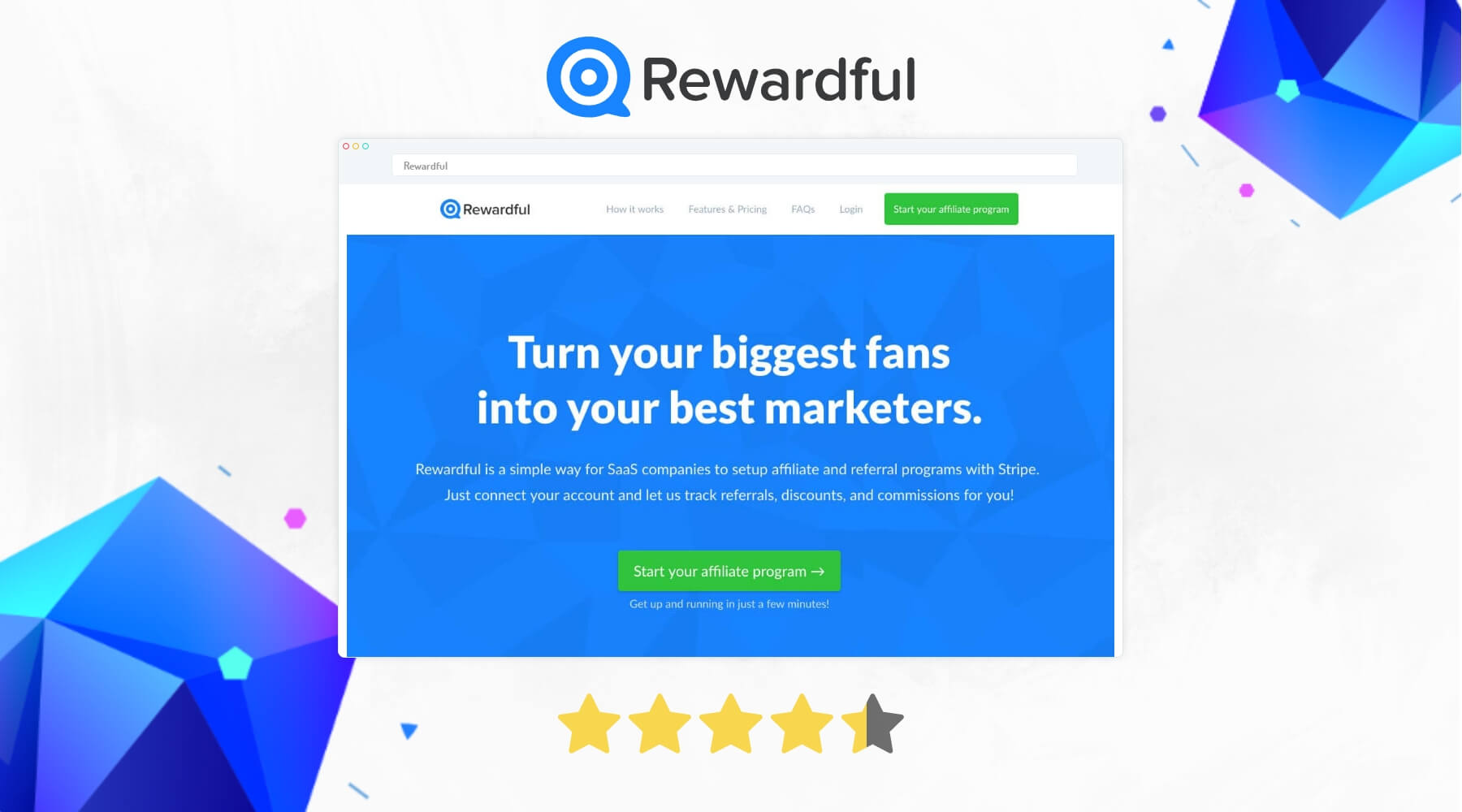 Rewardful - Avis & Fonctionnalités | Trouve Ton SAAS