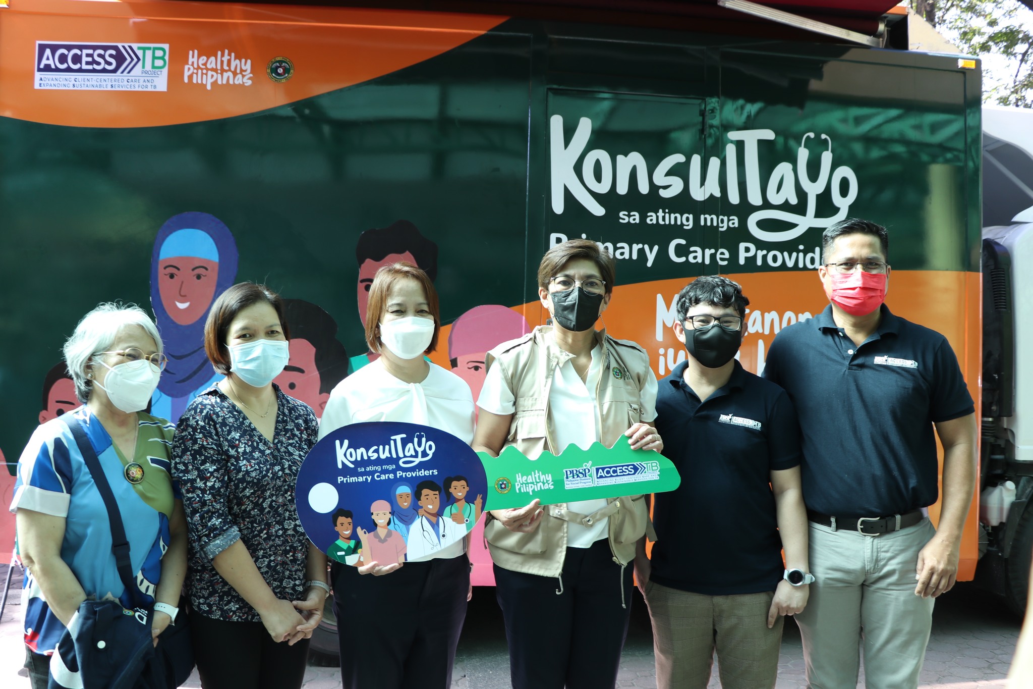 PBSP ACCESS TB donates mobile clinic vans to DOH Region 3
