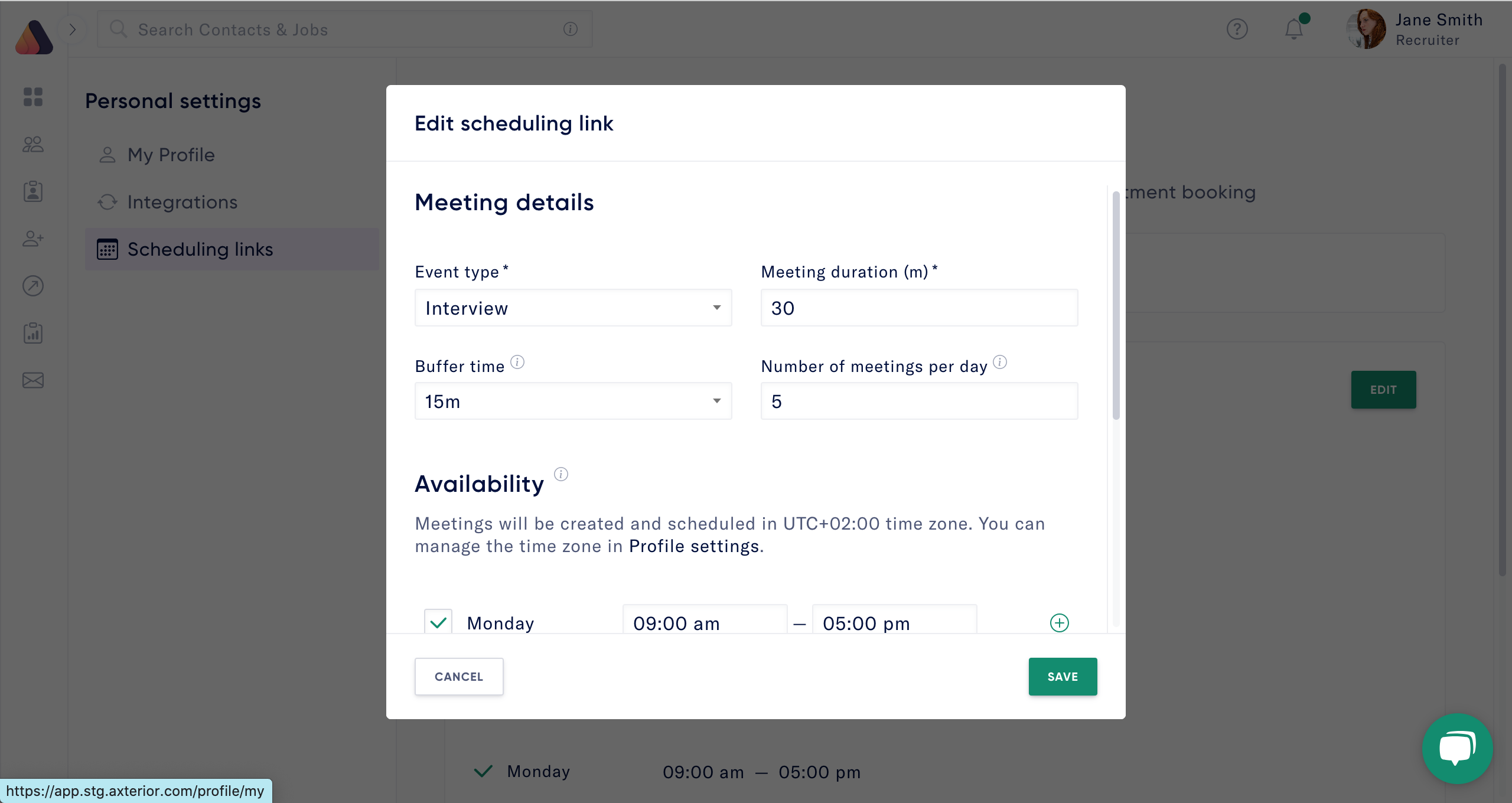 How to set up Interview Scheduling?