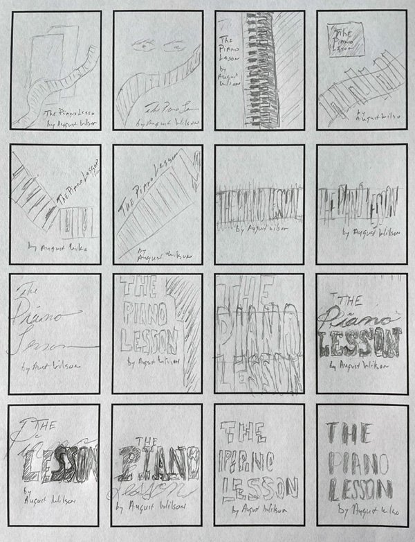 Rock Hushka Visual Design Featuring Image of The Piano Lesson