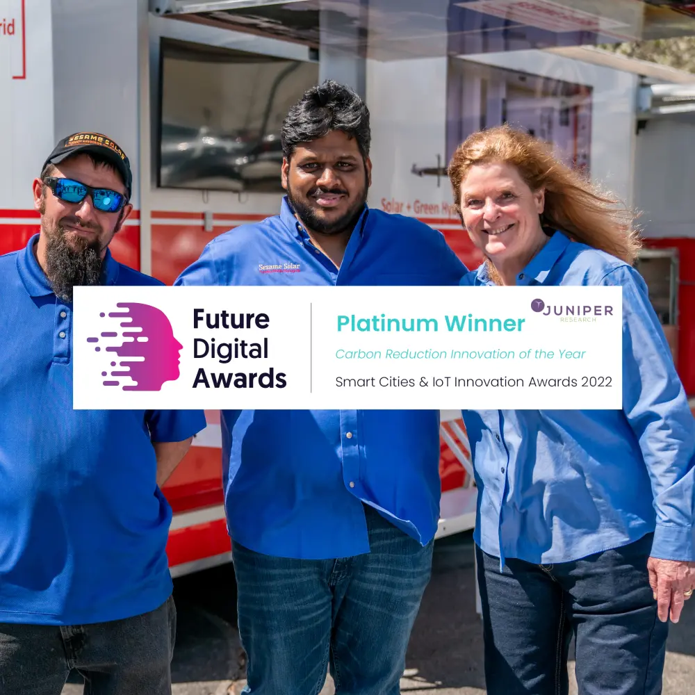 Juniper Research Future Digital Award Selects Sesame Solar as Platinum Winner for Carbon ...