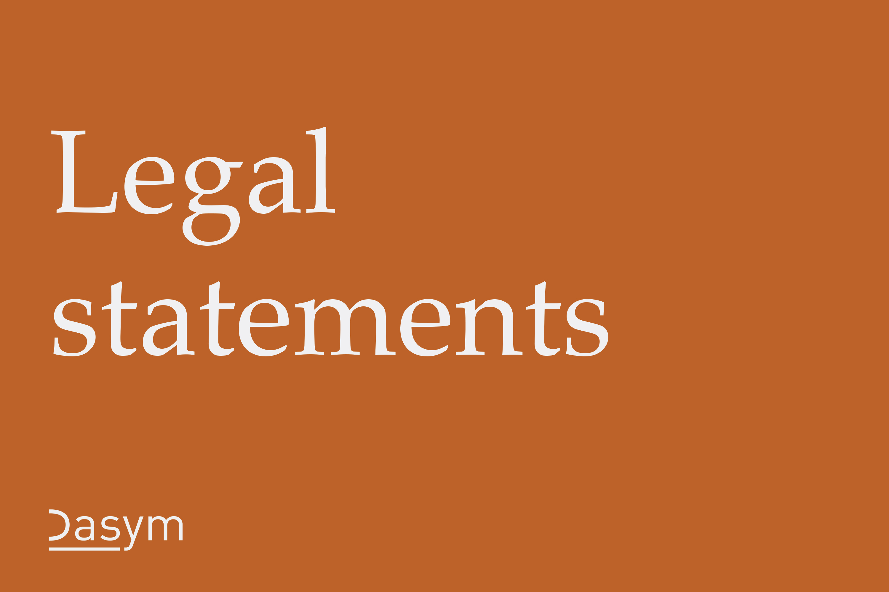 Juridische verklaringen