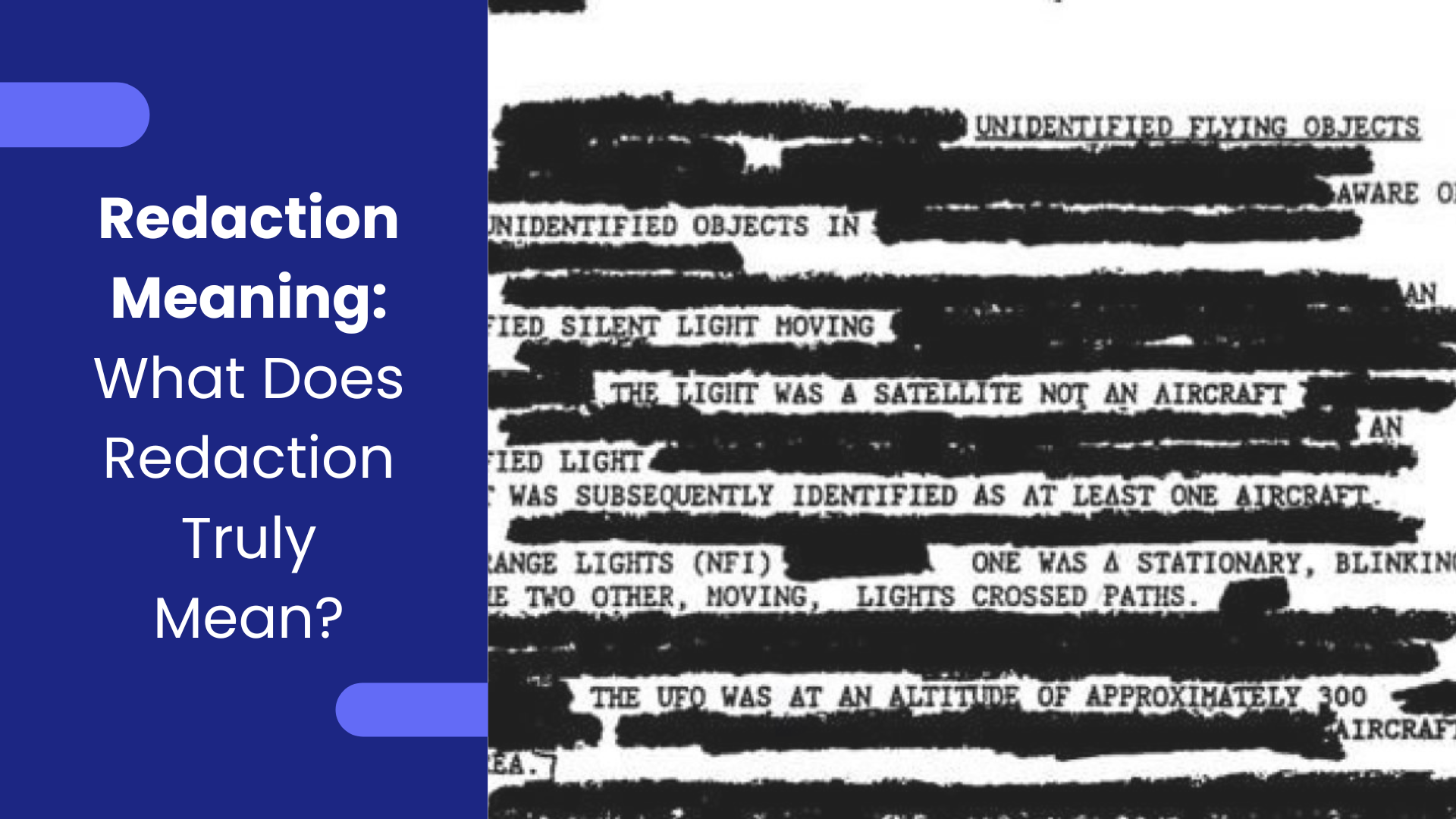 Redaction Meaning: What Does Redaction Truly Mean?