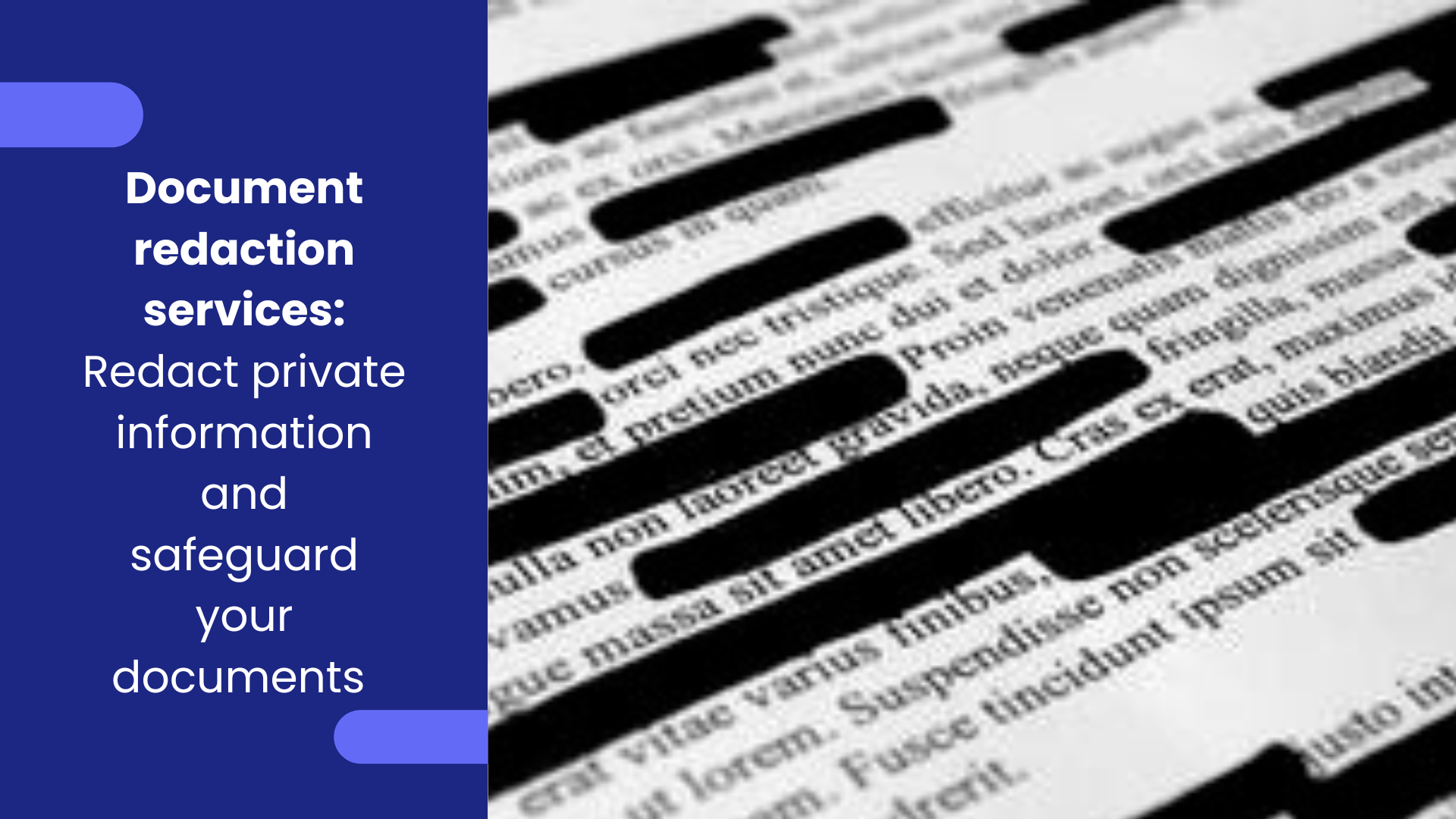 Document Redaction Services: Redact Private Information