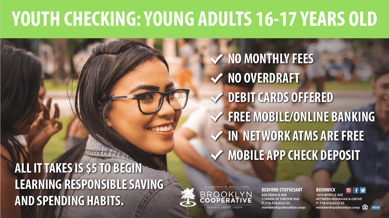 Brooklyn Coop | Youth Checking