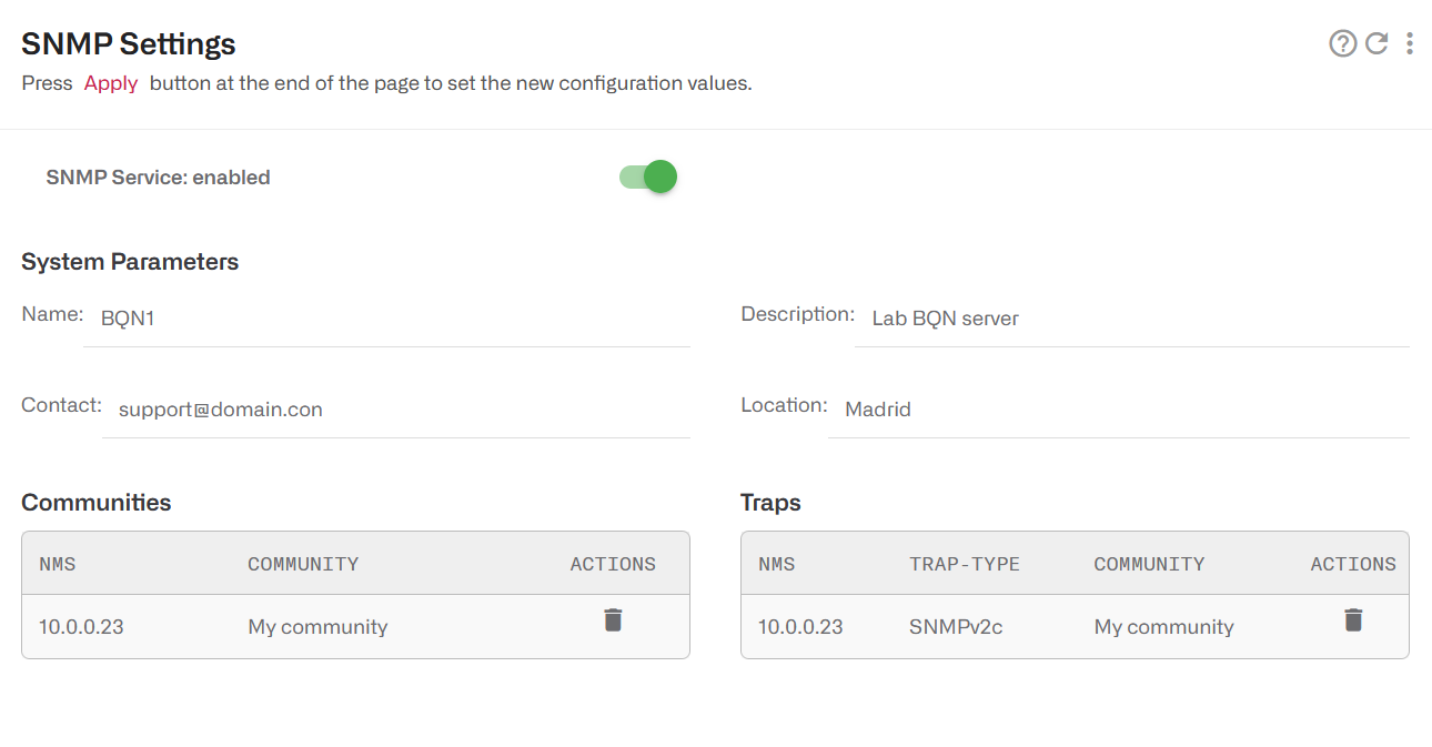 BQN Docs – Management Tasks