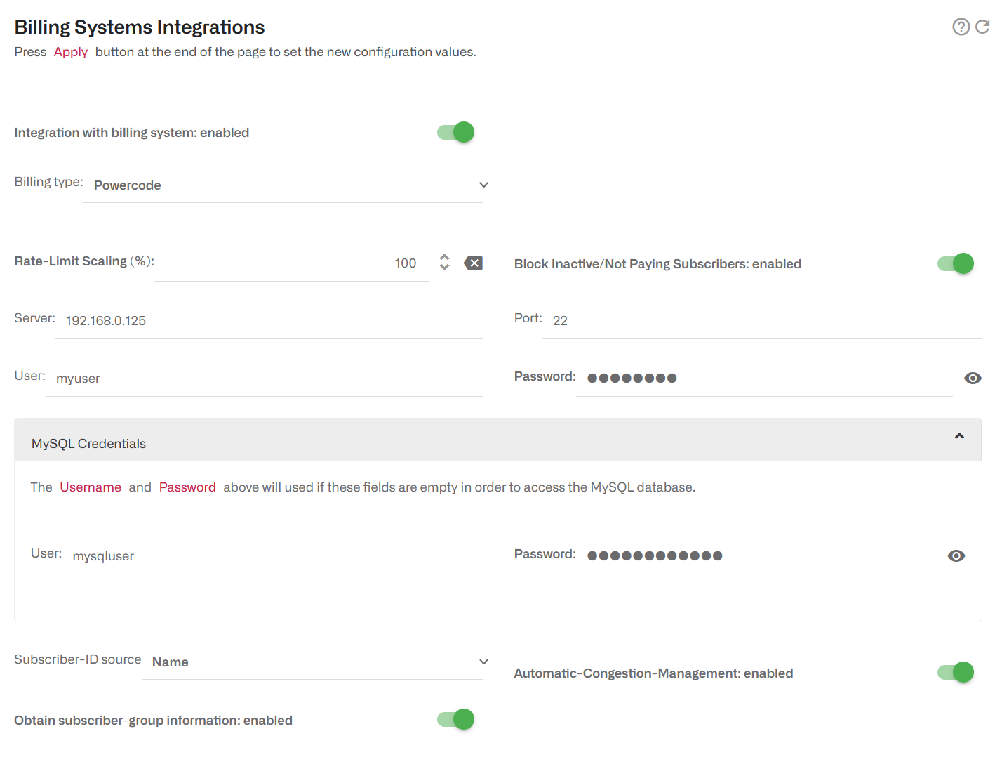 BQN Docs – Billing Systems