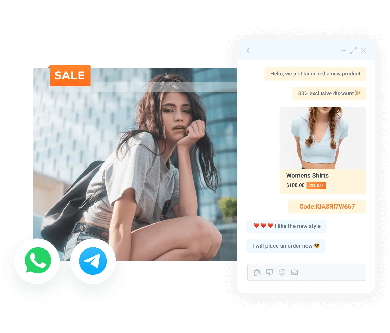 SHOLINE_Telegram & Whatsapp Sales Channels