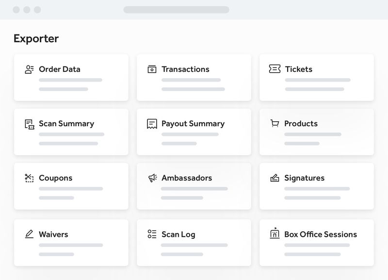 Easy Ticketing Reports and Downloads | TicketSpice