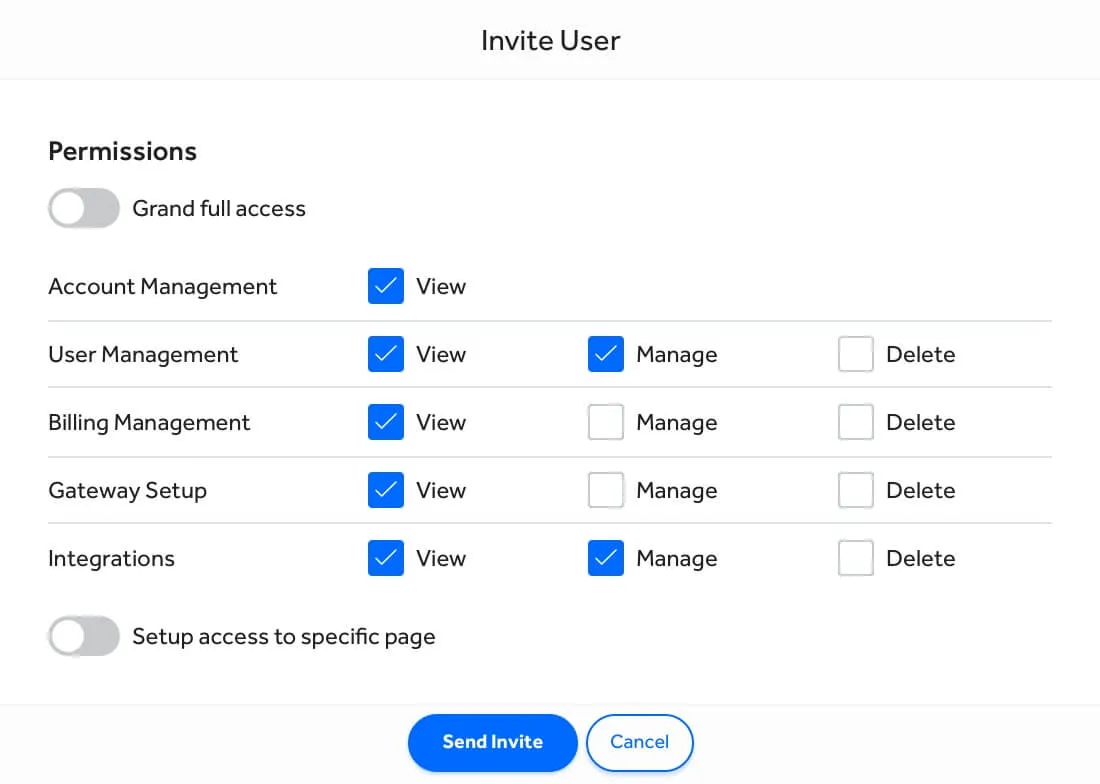 Advanced User Access Permissions | Event Ticketing