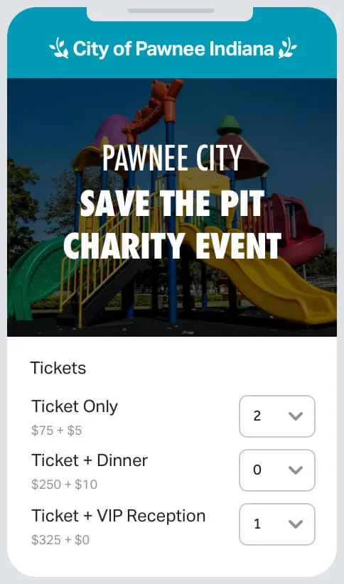 Event Ticketing for Non-Profit Fundraising Events