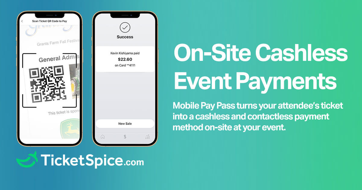 Mobile Pay Pass - Cashless OnSite Payments for Events