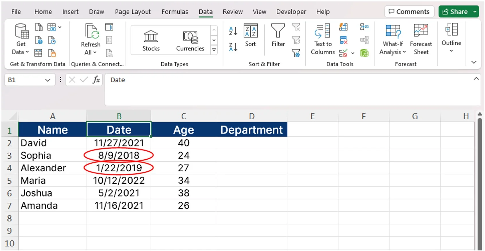 Excel Data Validation (With Examples) | Career Principles