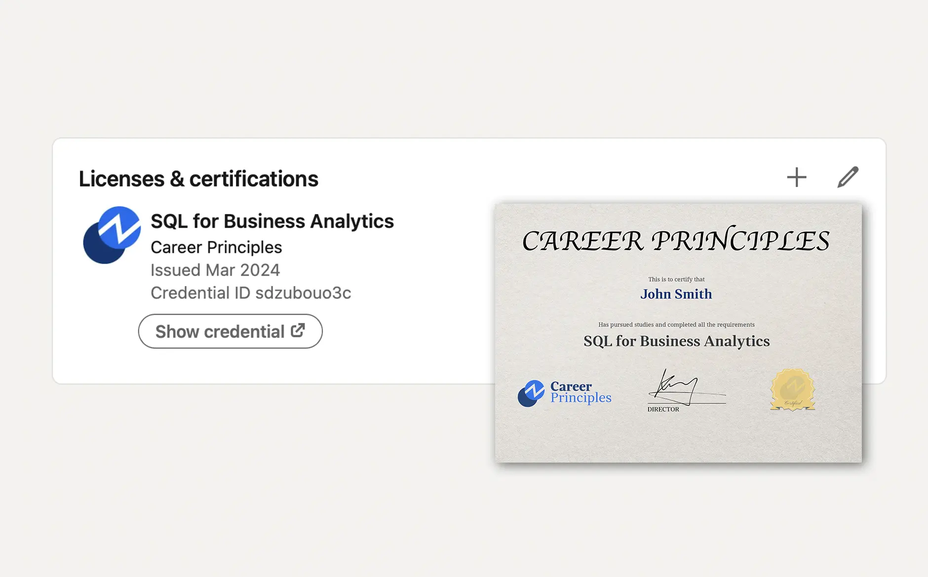 SQL for Business Analytics Course | Career Principles